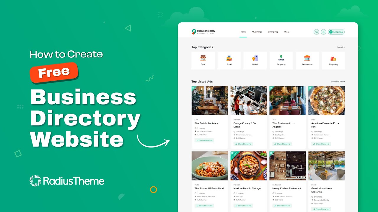 How To Create Free Business Directory Website In Wordpress Youtube
