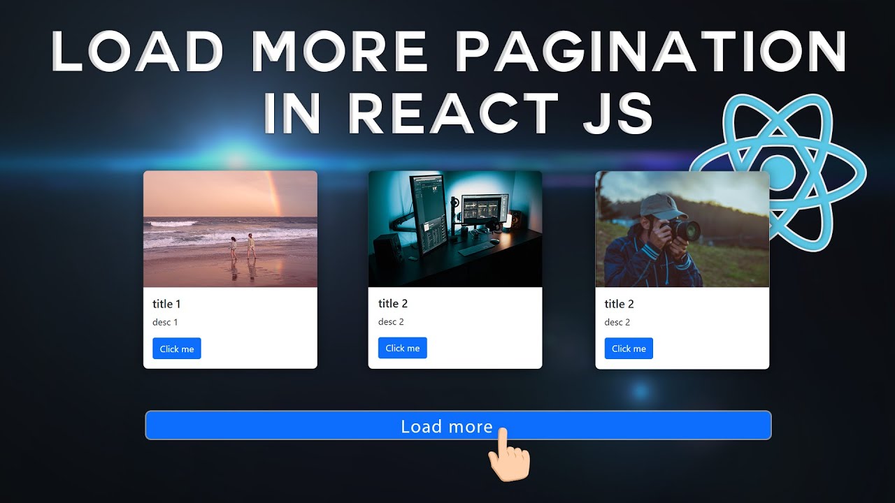 Load More Pagination In React Js Load More Pagination Using React