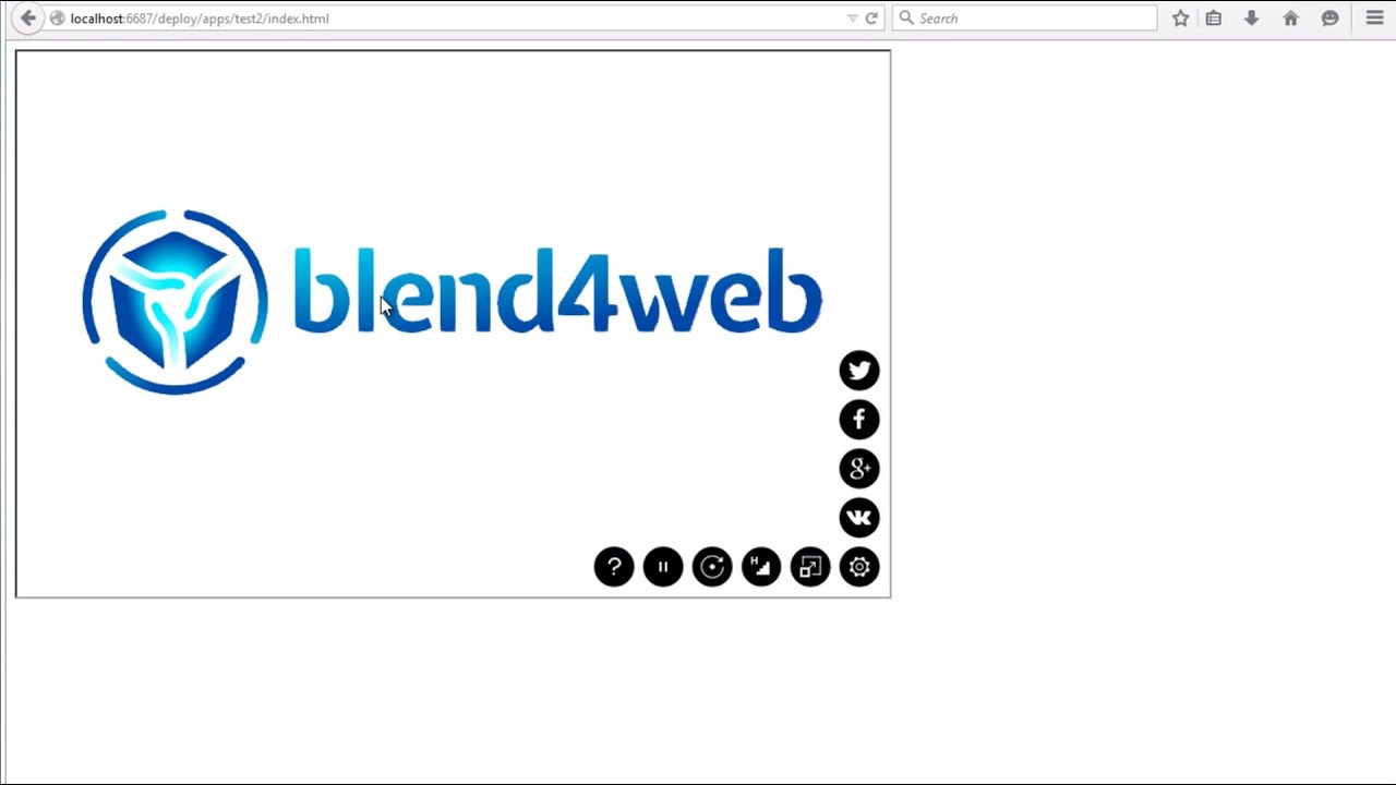 Blend4web Embedding Options With Subtitles Youtube