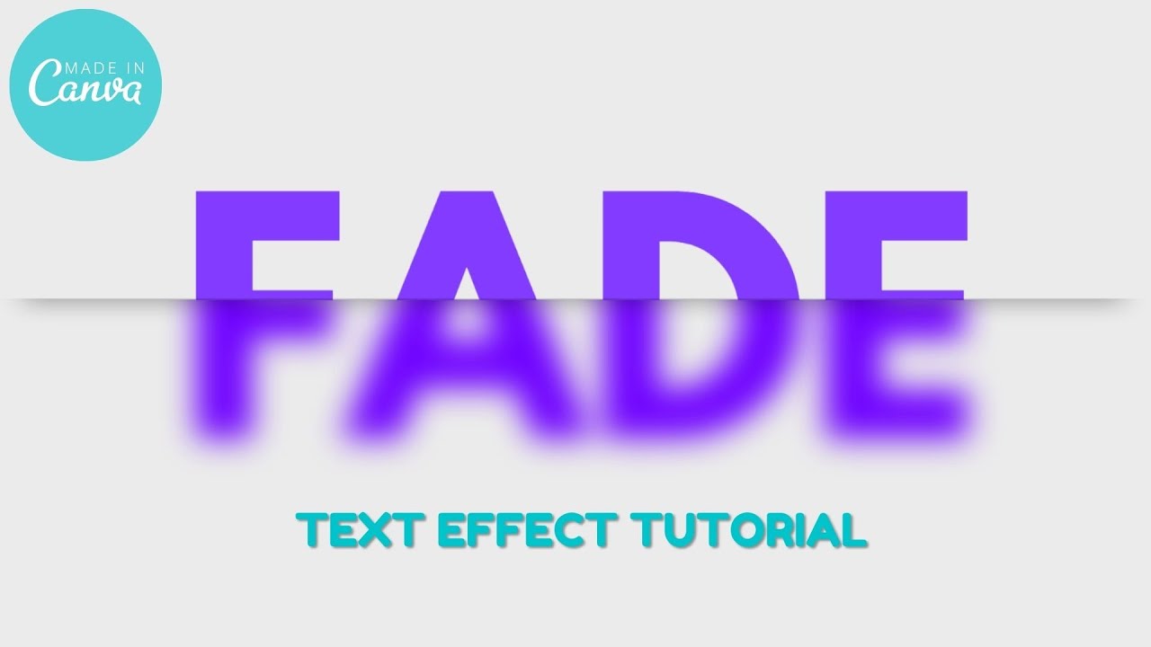 How To Create A Faded Text Effect In Canva Quick Sliced And Faded