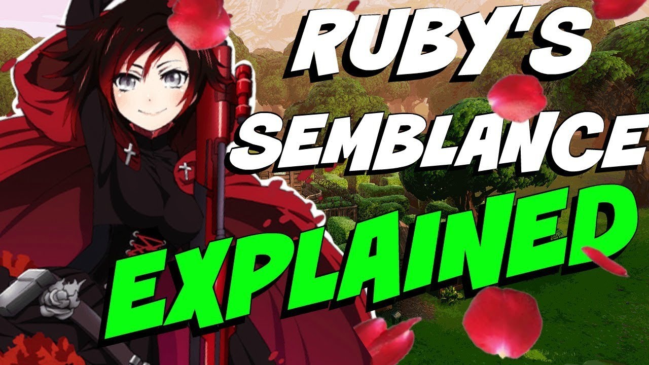 Ruby S Semblance Explained Rose Petal Burst Not Speed Rwby Youtube
