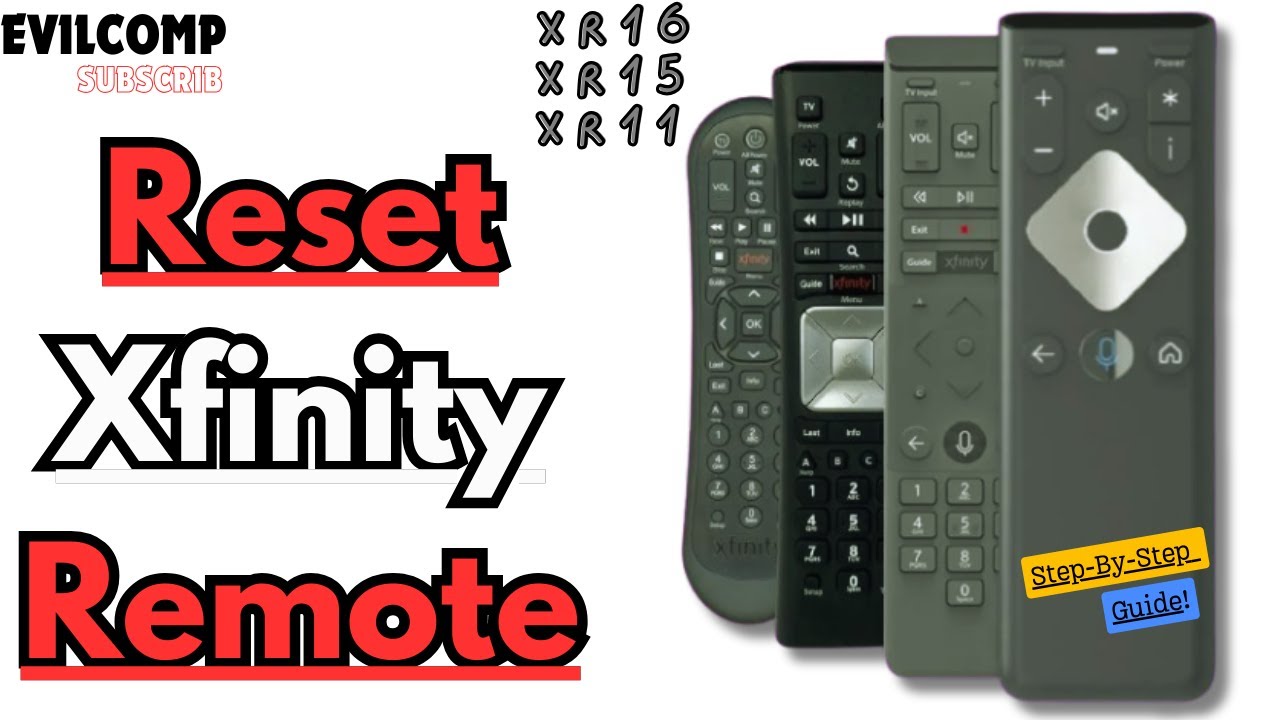 How To Reset Xfinity Remote Youtube