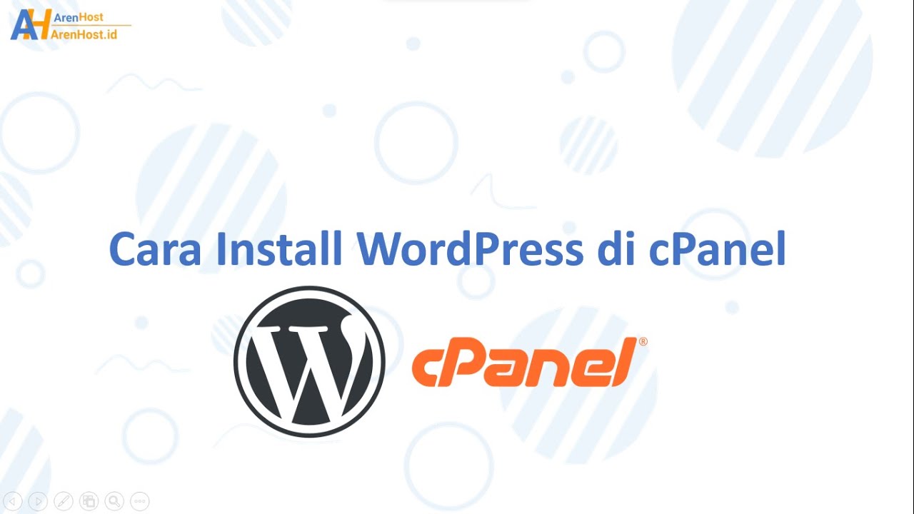 Cara Install Wordpress Di Cpanel Youtube