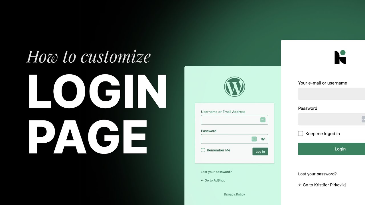 How To Customize Your Wordpress Login Page Step By Step Tutorial