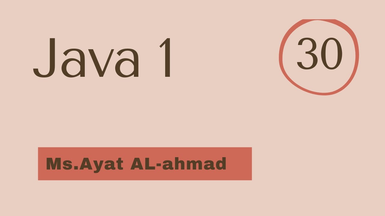 Java1 Static Variables In Class Youtube