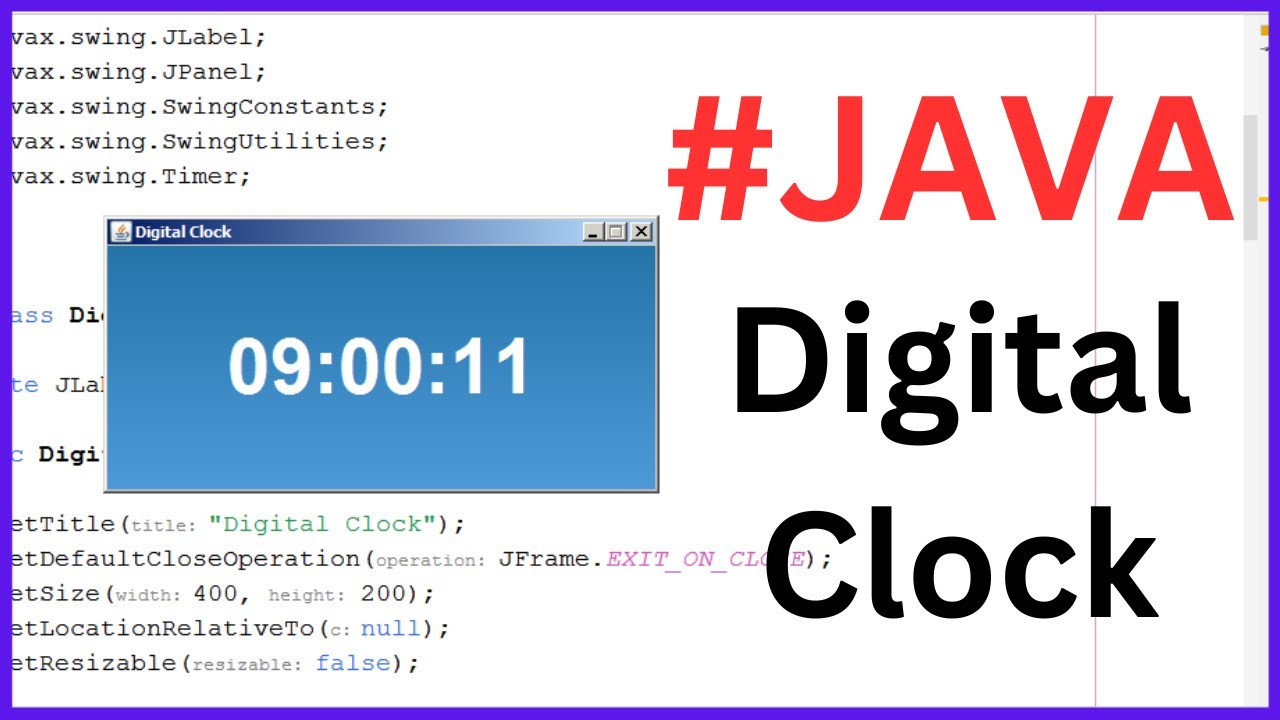 How To Draw A Clock In Java At Sean Hawker Blog