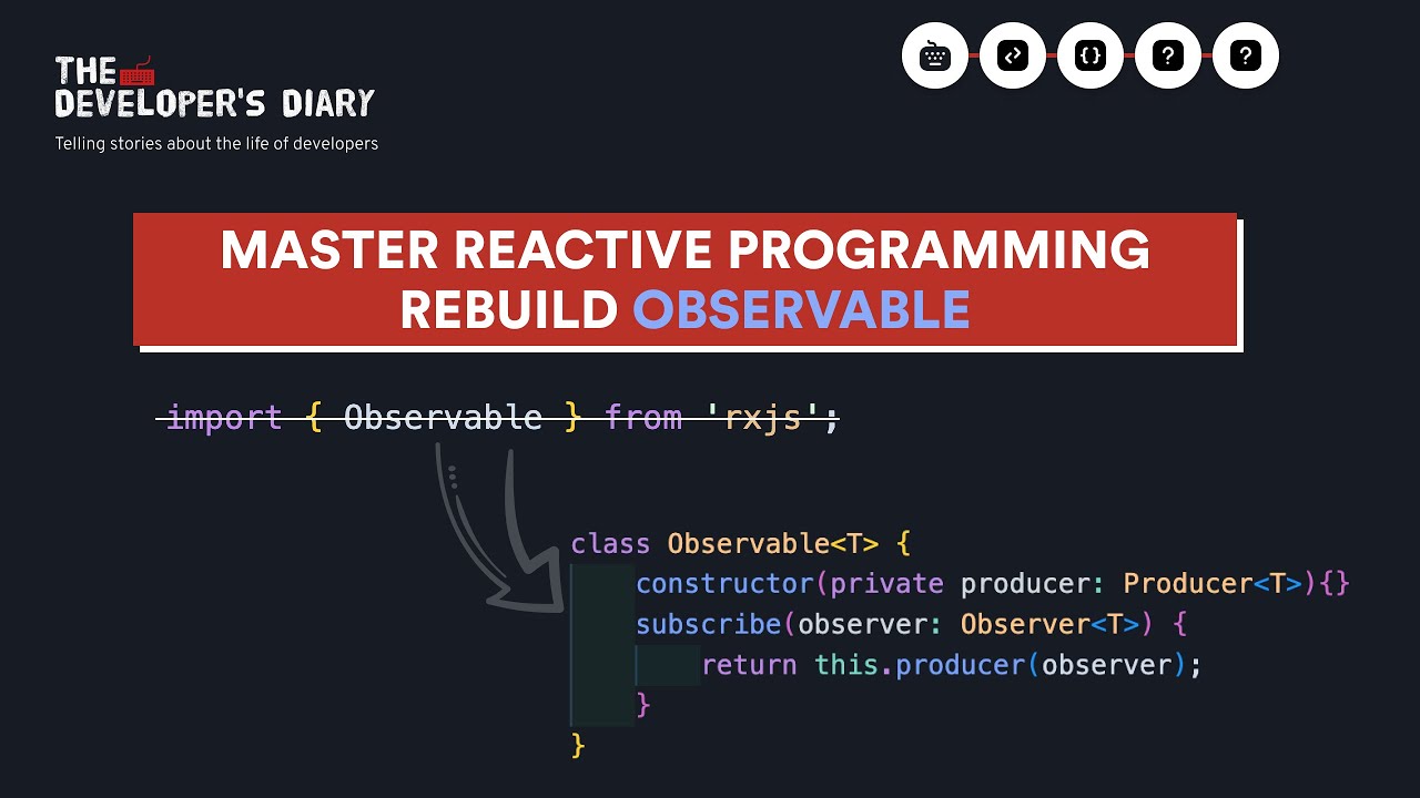 Mastering Reactive Programming By Rebuilding Observable Intermediary