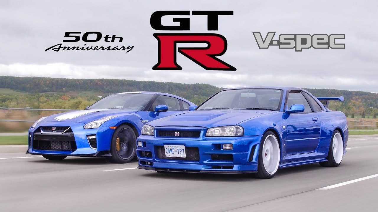 2020 Nissan Gtr 50th Anniversary Edition Vs R34 Skyline Gtr V Spec