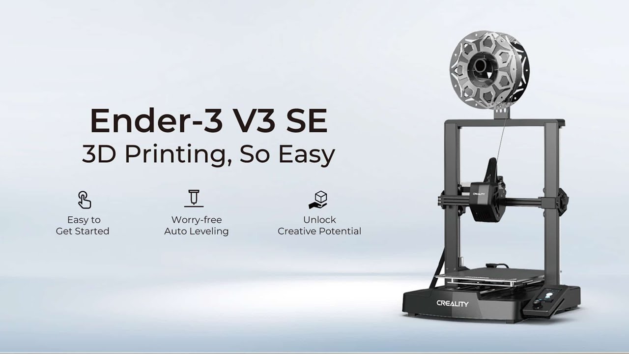 Official Creality Ender V3 Se 3d Printer Upgraded Ender 45 Off