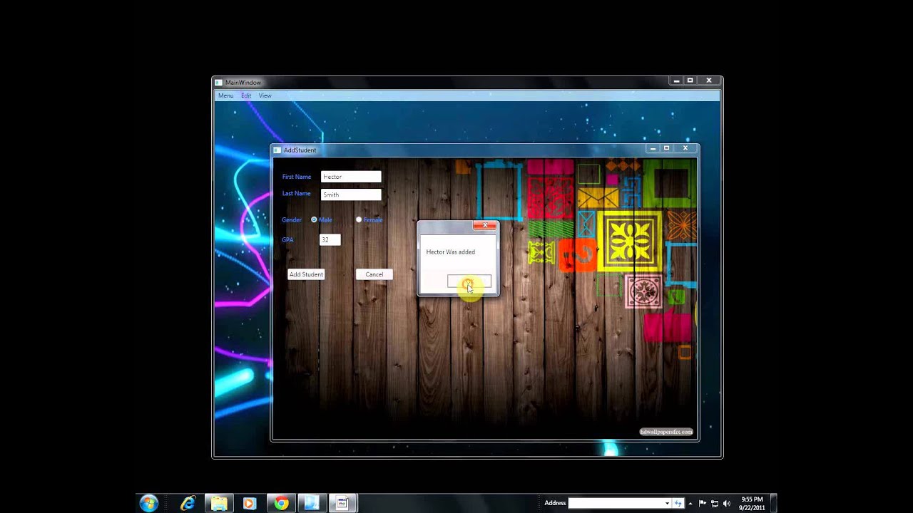 Wpf Windows Presentation Foundation Project Youtube