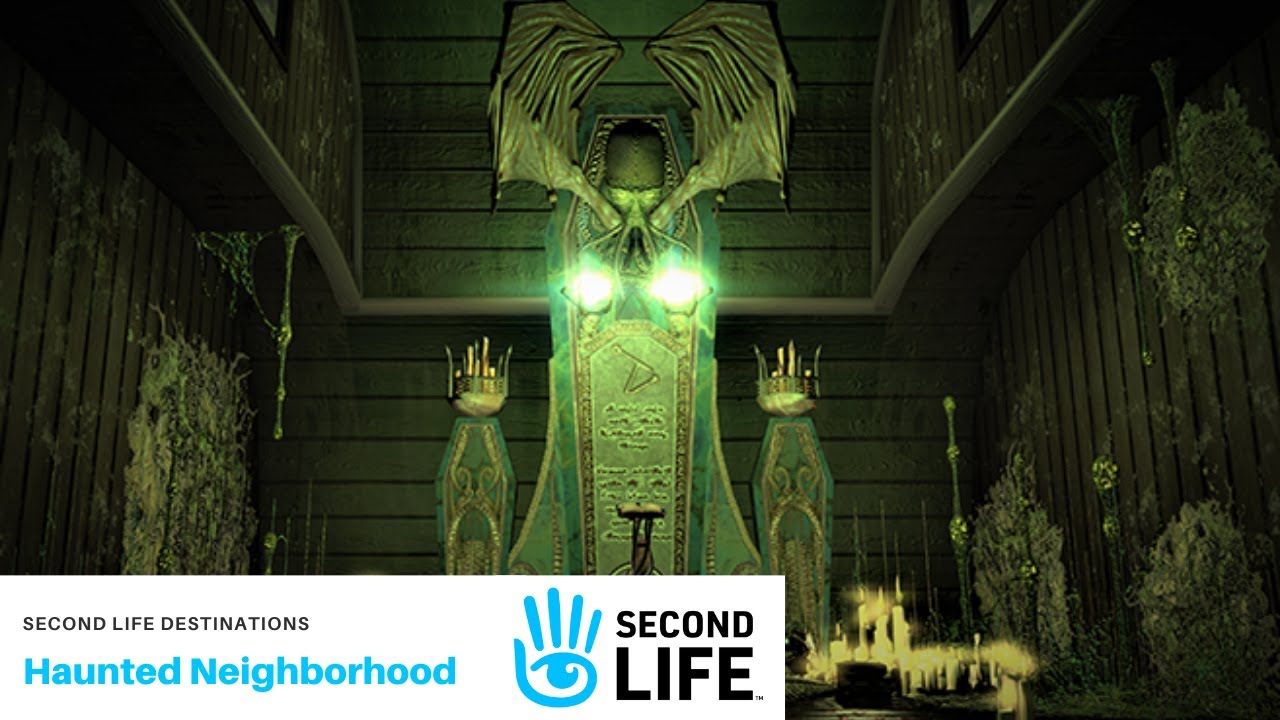 Second Life Destinations Haunted Neighborhood Youtube