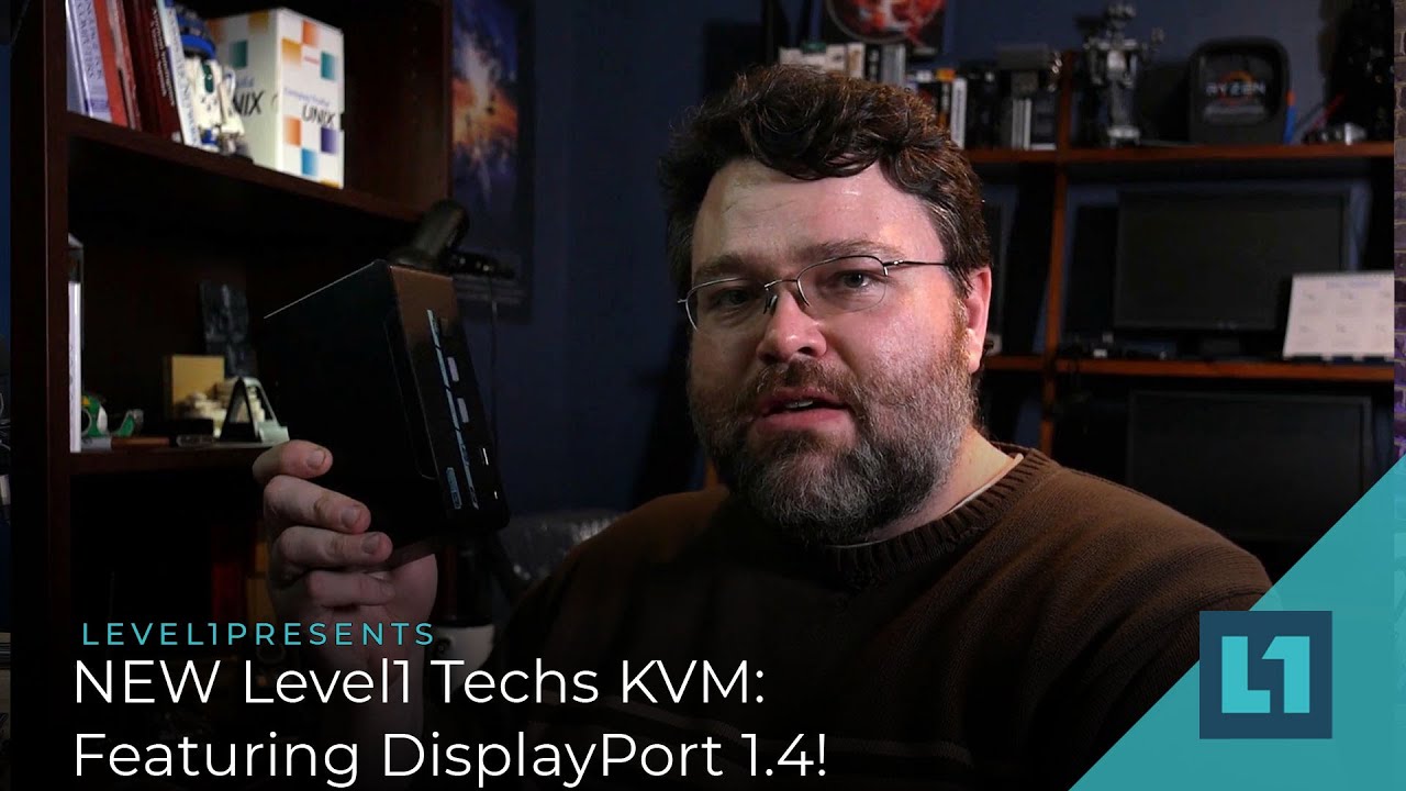 New Level1techs Kvm Displayport 1 4 Youtube