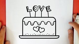 Como Desenhar Como Desenhar Um Bolo Muito Bonito Kawaii Como Desenhos