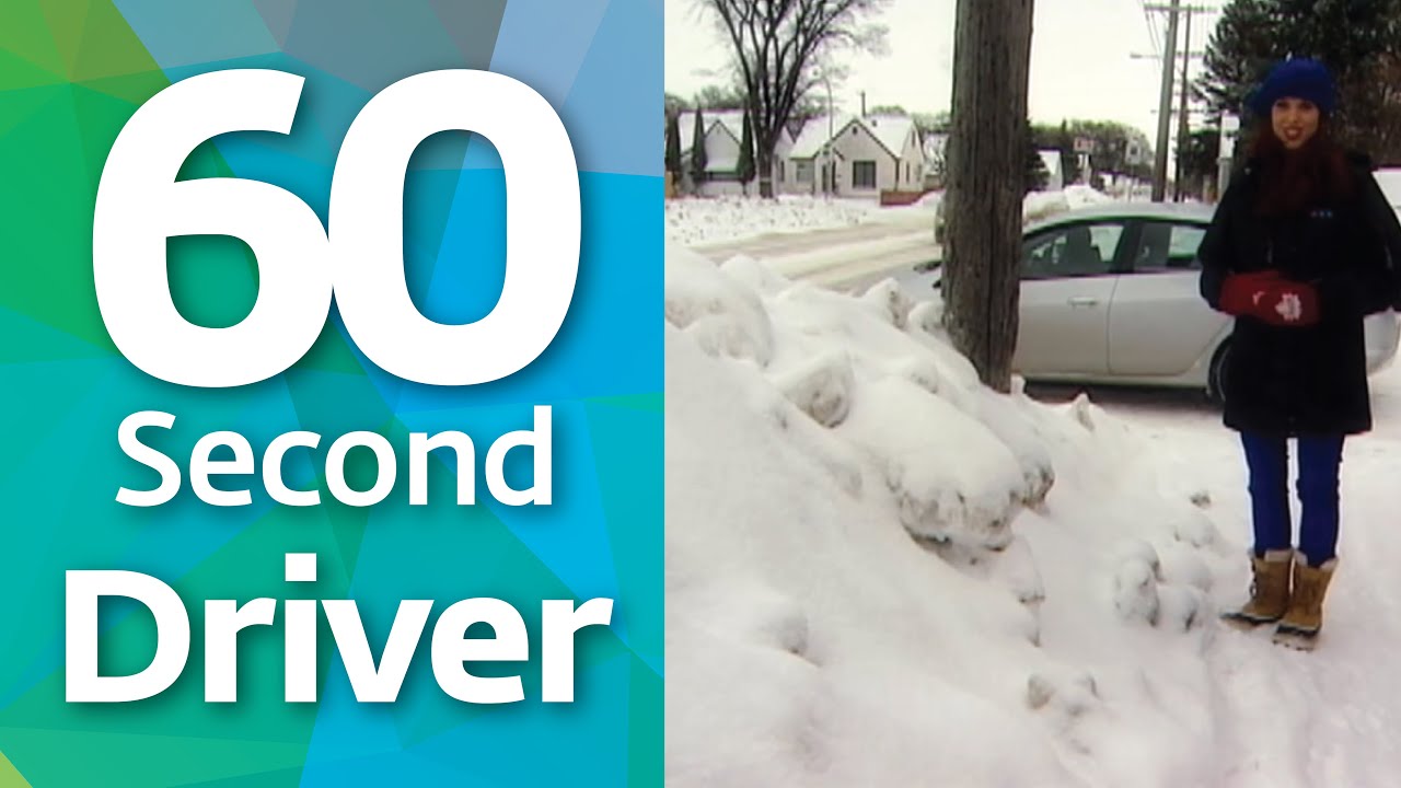 60 Second Driver Snowbanks Youtube