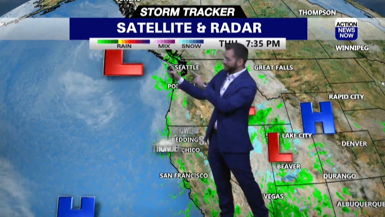 Storm Tracker Forecast Scattered Showers Thunderstorms Friday Youtube