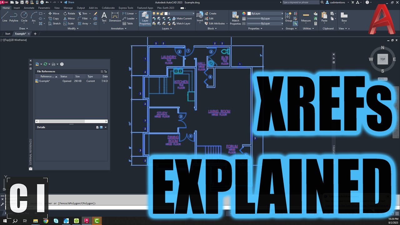 Autocad Xrefs Explained External Reference Tutorial Must Know Tips