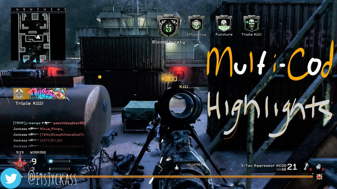 Multi Cod Highlights 4 Itsjxckass Youtube