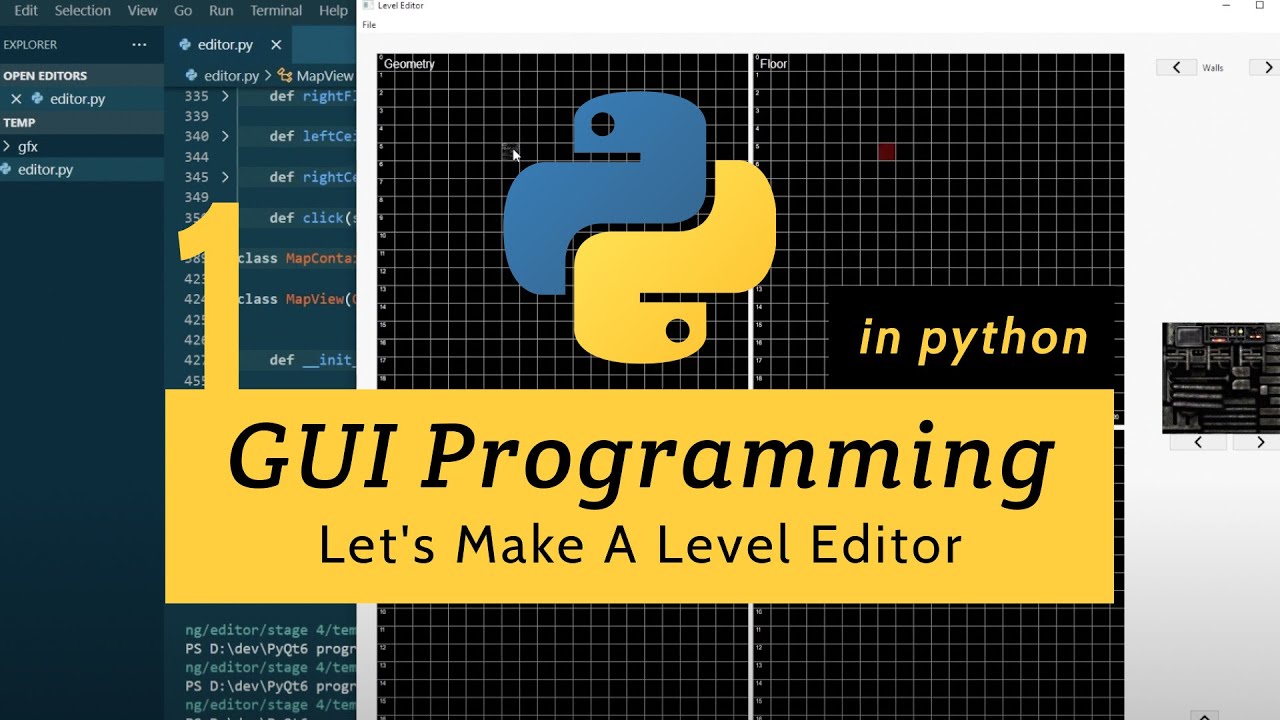 Gui Programming In Python Let S Make A Level Editor Part 1 5 Youtube