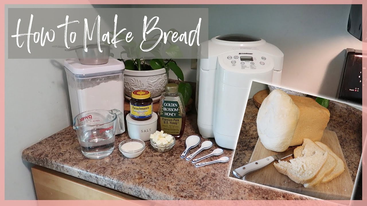 How To Make Bread Easy White Bread In Bread Machine Youtube