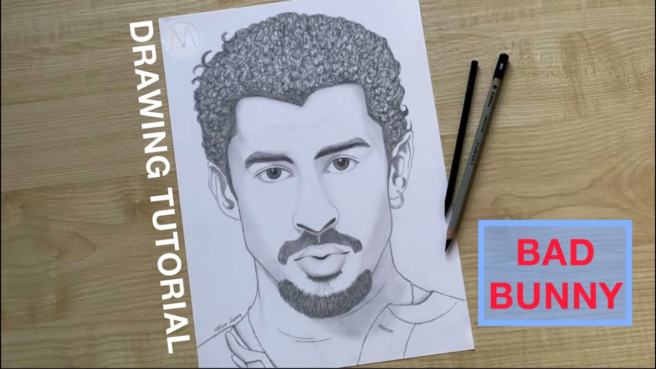 How To Draw Bad Bunny Debí Tirar Más Fotos Youtube