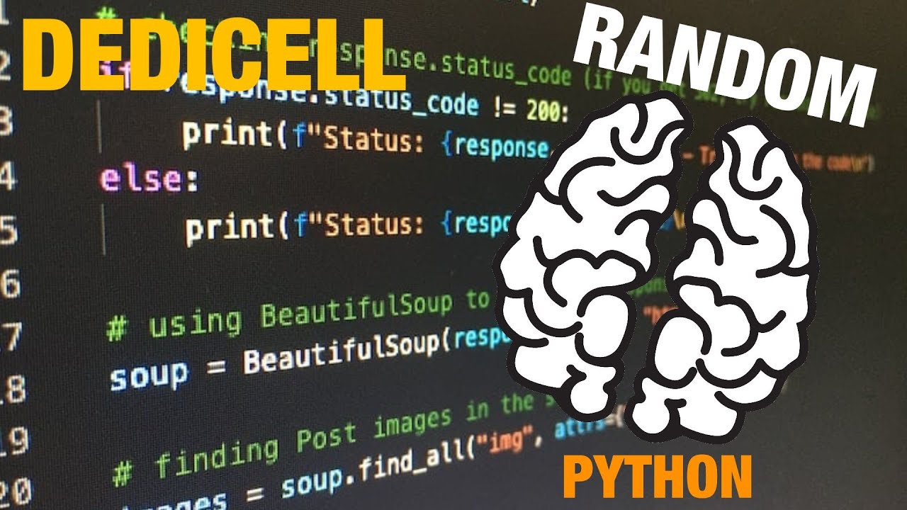 Random Python Tutoriel Youtube
