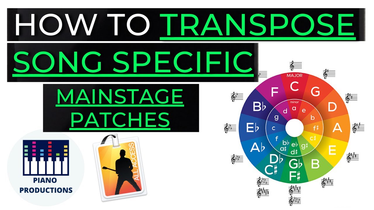 Transposing Patches In Mainstage 3 Complete Tutorial Youtube