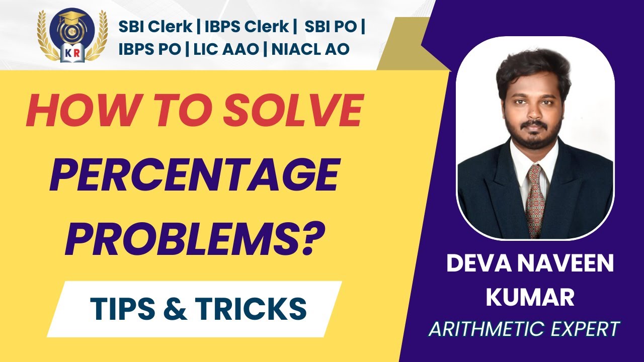Arithmetic Percentage Problems Percentage Tricks With Examples