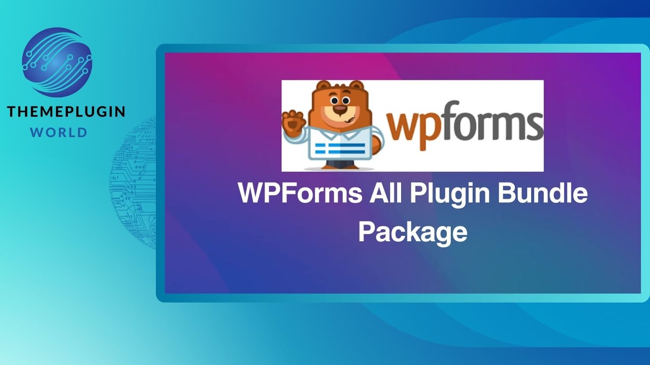 Wpforms All Plugin Bundle Package Themepluginworld Youtube