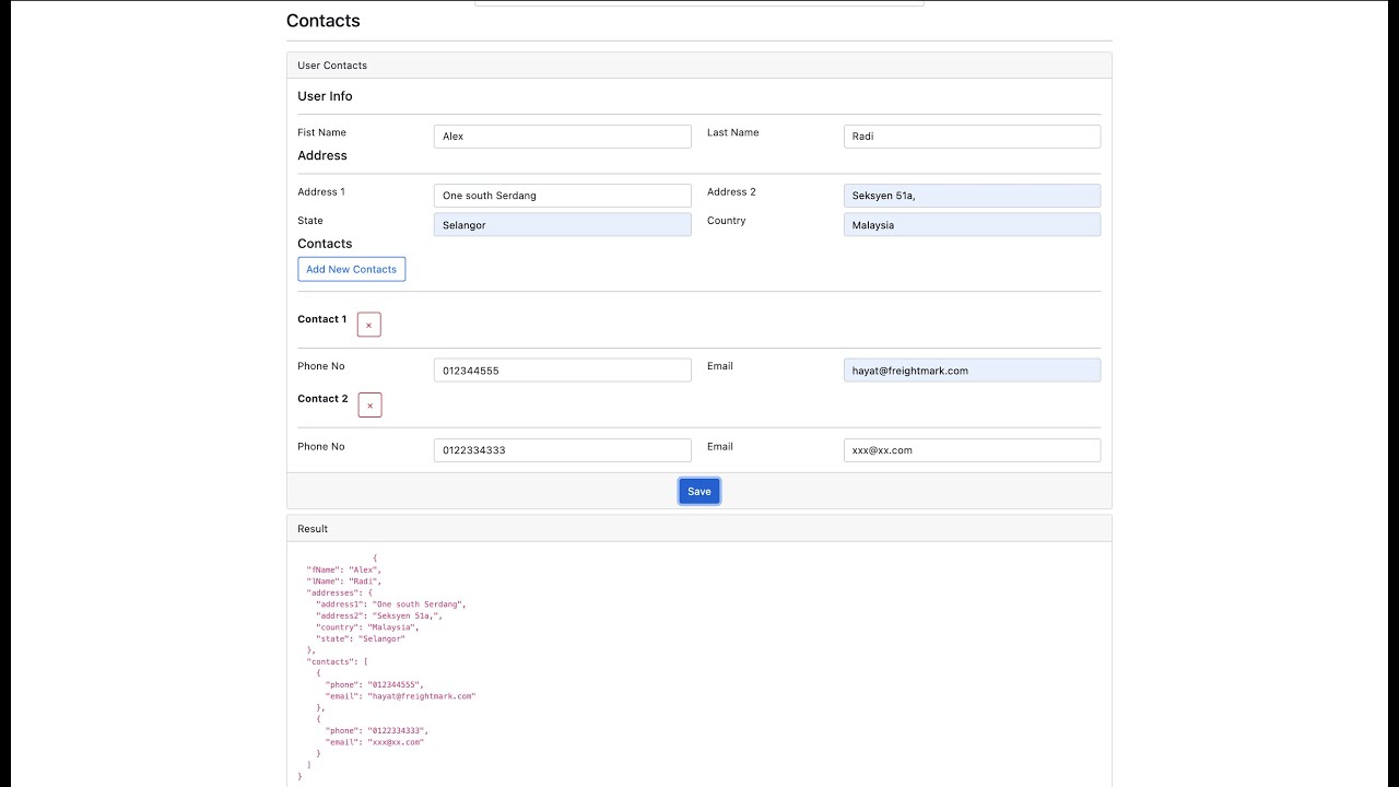 Angular Reactive Form Array And Nested Form Group Youtube