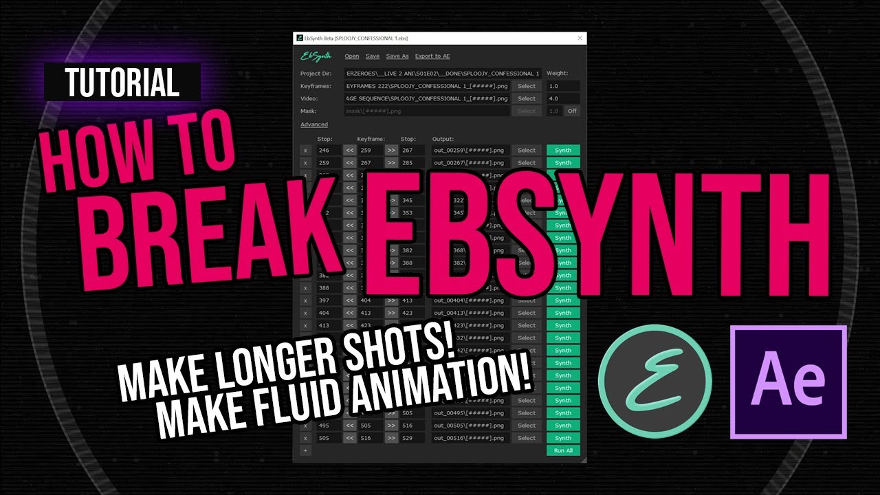 Tutorial How To Make More Fluid Animation And Or Longer Shots In