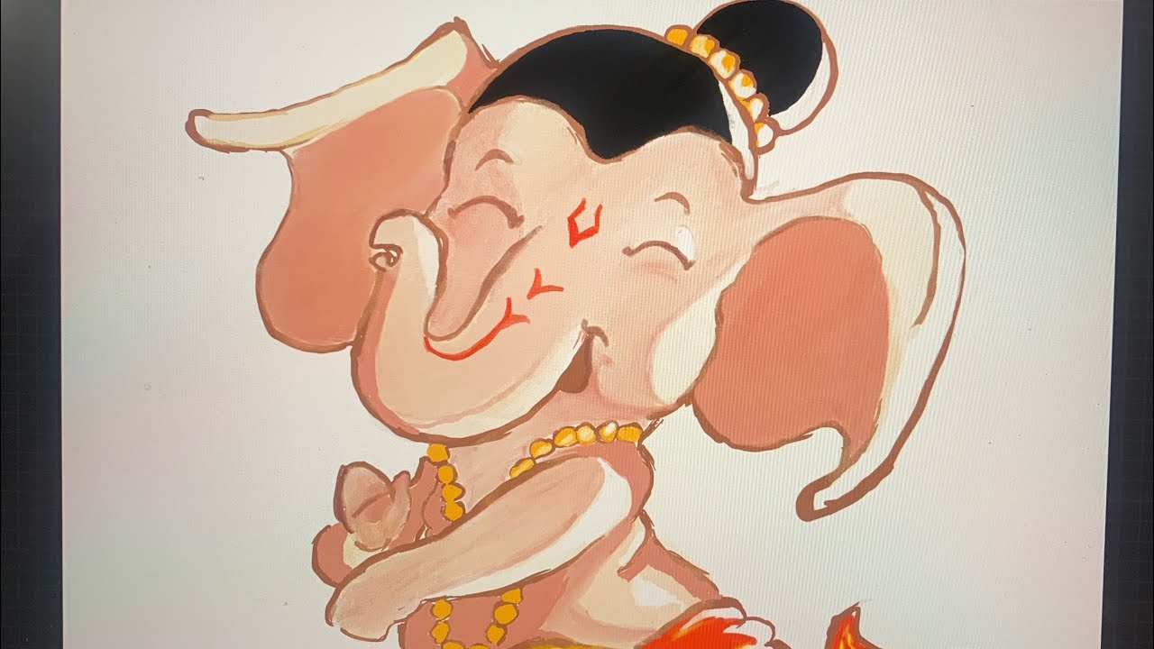 Procreate Drawing Lord Ganesha Procreatetutorials Procreateart