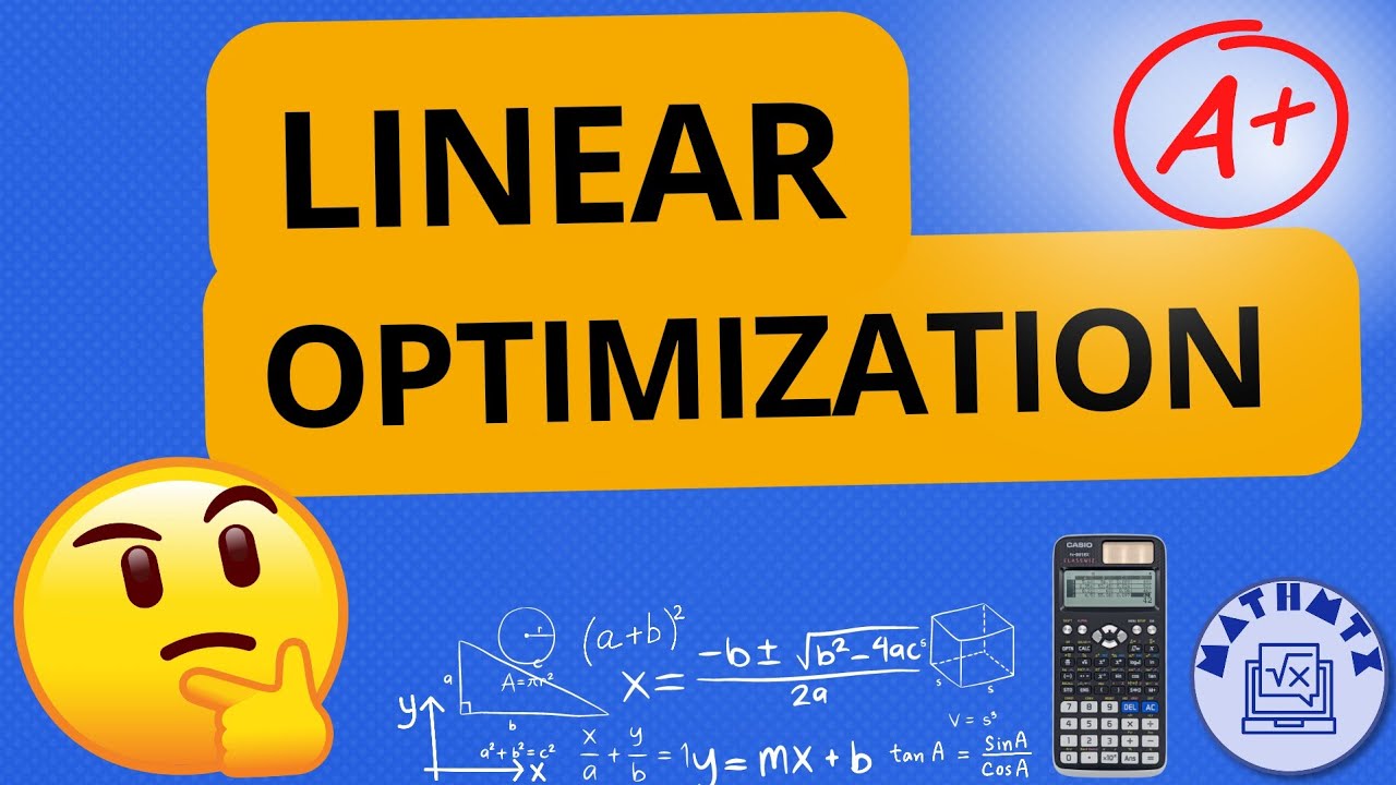Linear Optimization Youtube