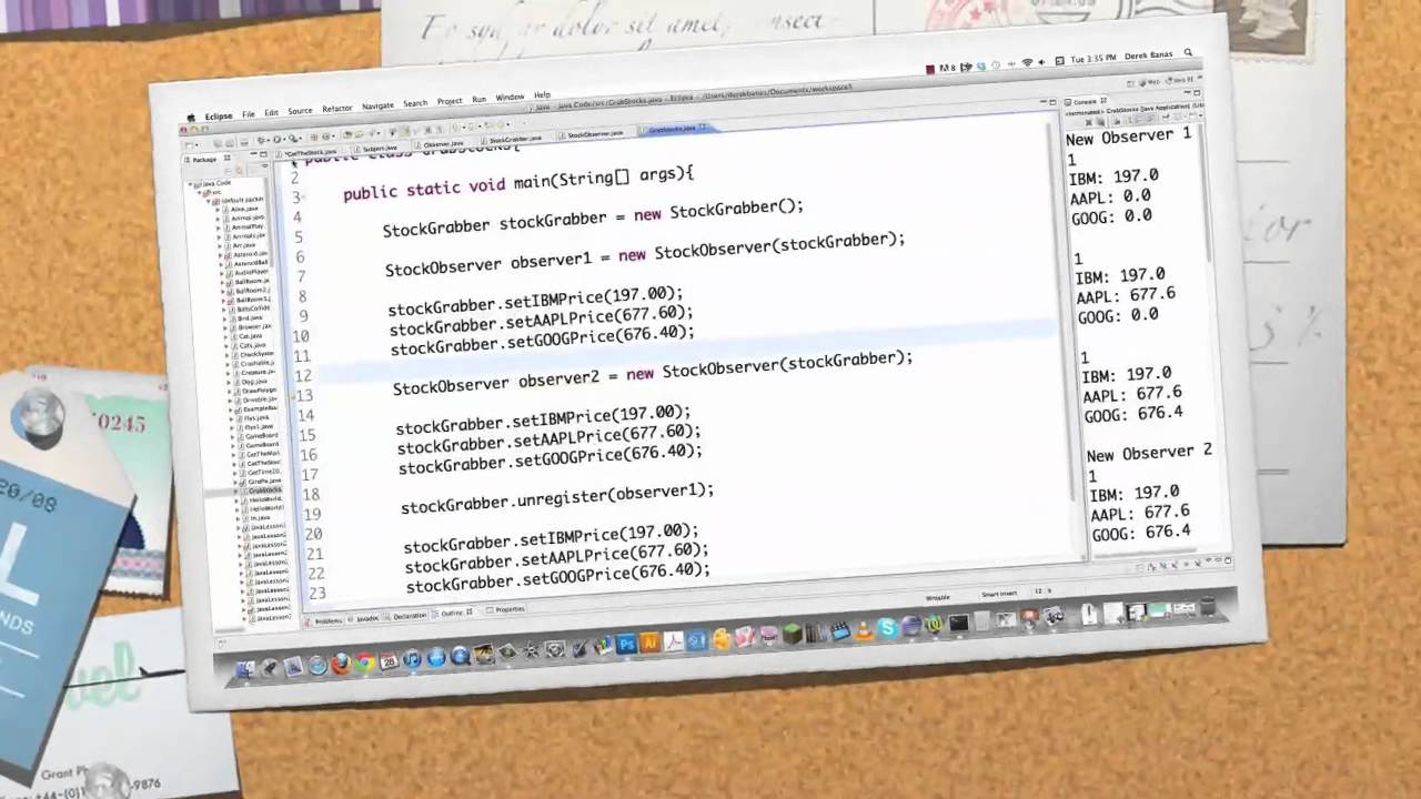 Observer Design Pattern Youtube