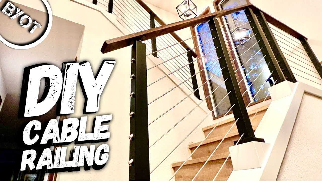 Diy Cable Railing Installation Youtube