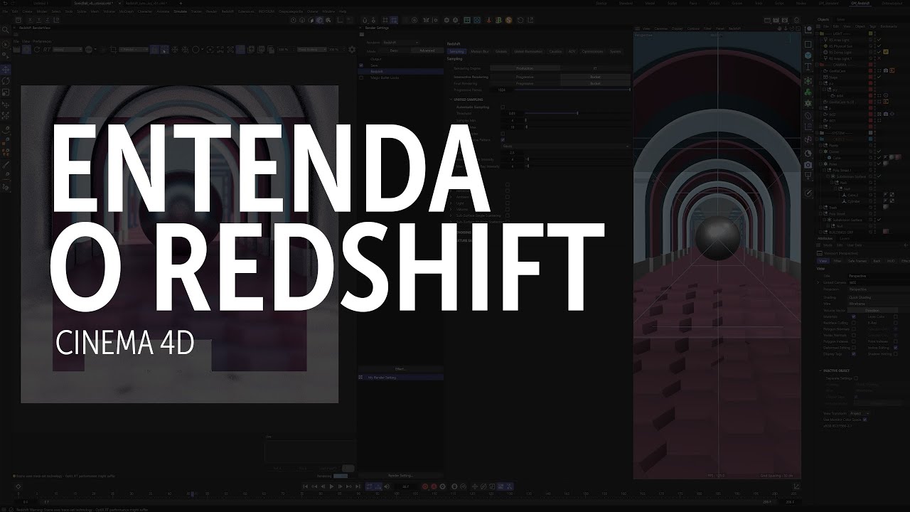 Redshift Render Settings Português Youtube