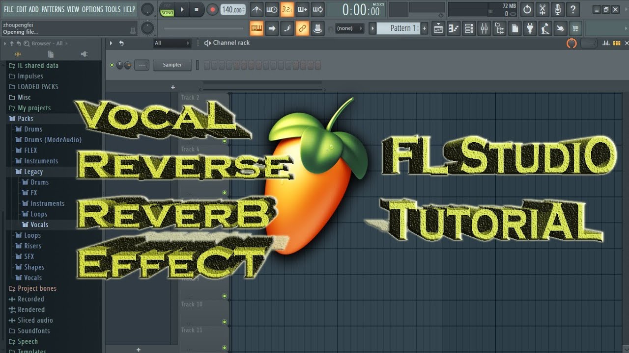 Fl Studio Vocal Reverse Reverb Effect Tutorial Fl Tips Youtube