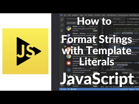 How To Format Strings With Template Literals In Javascript Modern