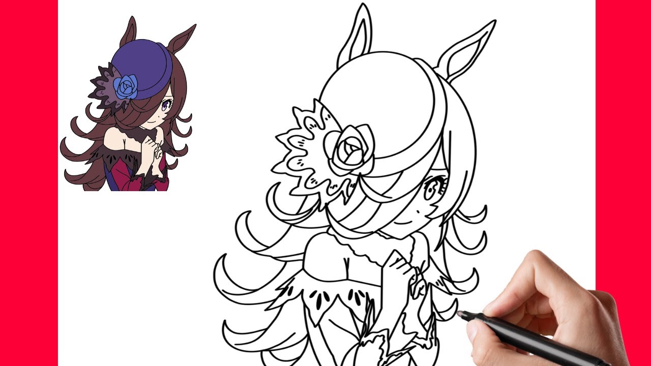 How To Draw Rice Shower From Umamusume Pretty Derby Youtube