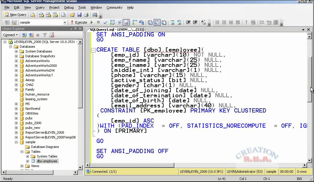 Sql Server Create Table Cabinets Matttroy