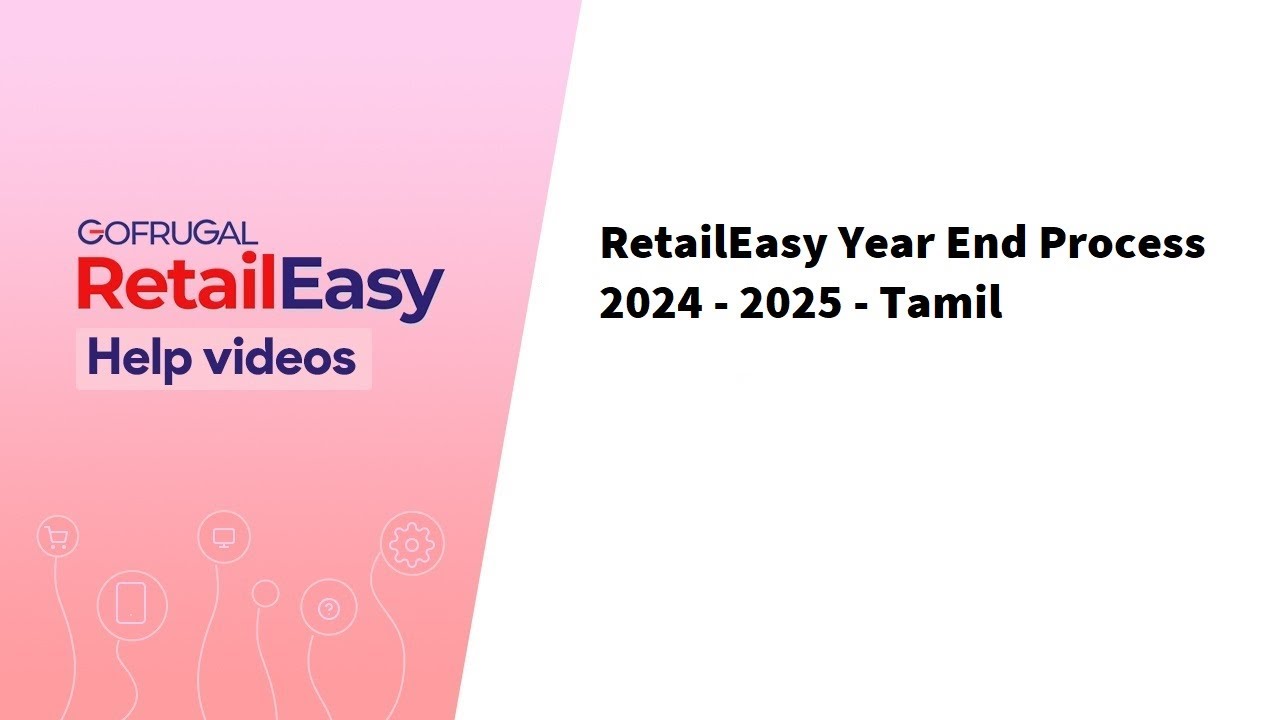Retaileasy Rpos7 Year Begin Process Tamil Youtube