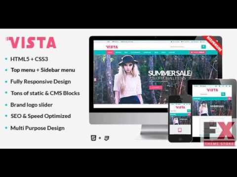 Preview Vista Responsive Multipurpose Html5 Template Tfx Youtube