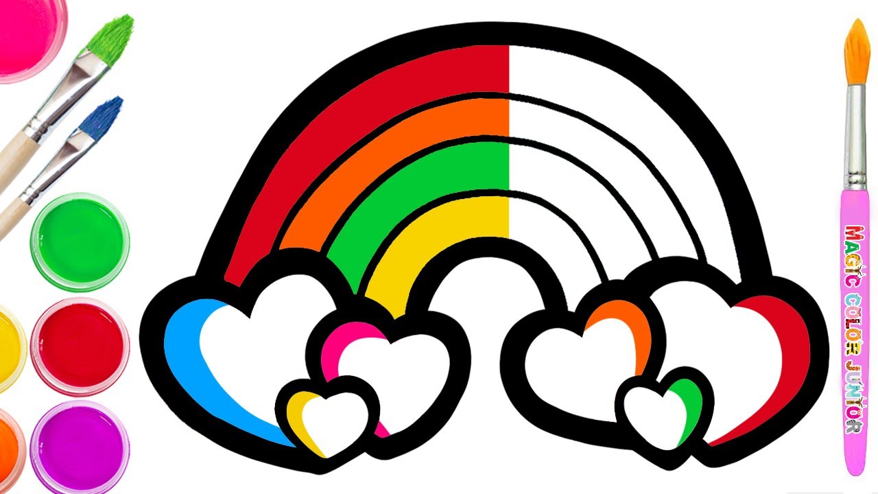 How To Draw An Amazing Rainbow Heartрџњ пёџ Easy Step By Step Drawing