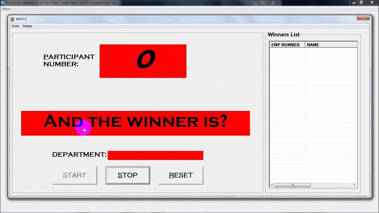 Flotech Tutorial Visual Basic 6 0 Own Apps Raffle Draw Empid Youtube