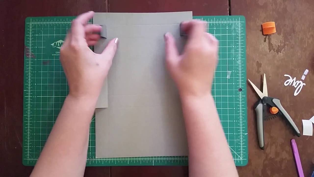 A2 Card Box Tutorial Youtube