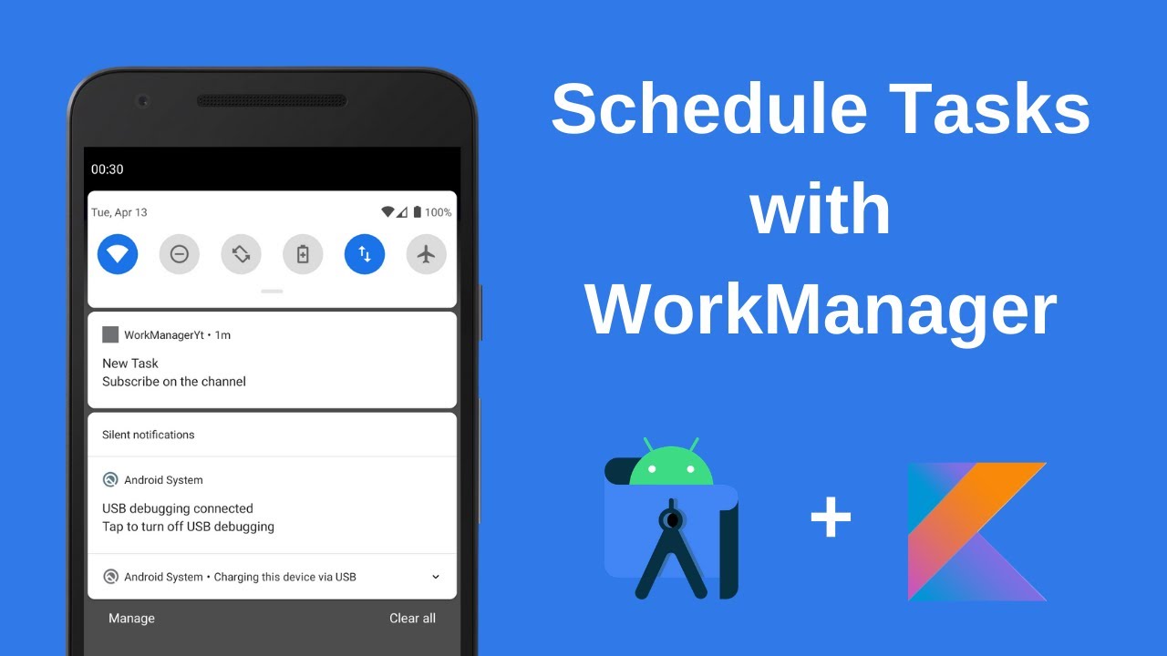 Schedule Tasks With Workmanager In Kotlin Youtube
