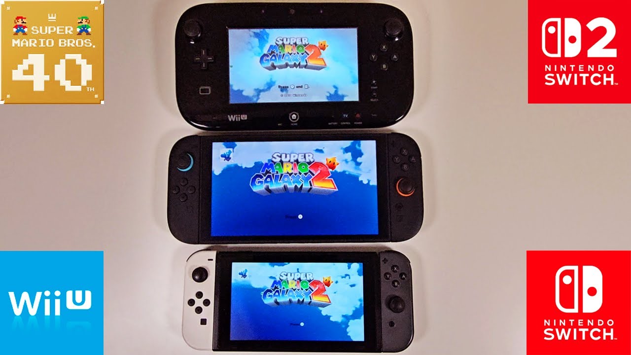 Super Mario Galaxy 2 Nintendo Switch 2 Vs Wii U Vs Nintendo Switch