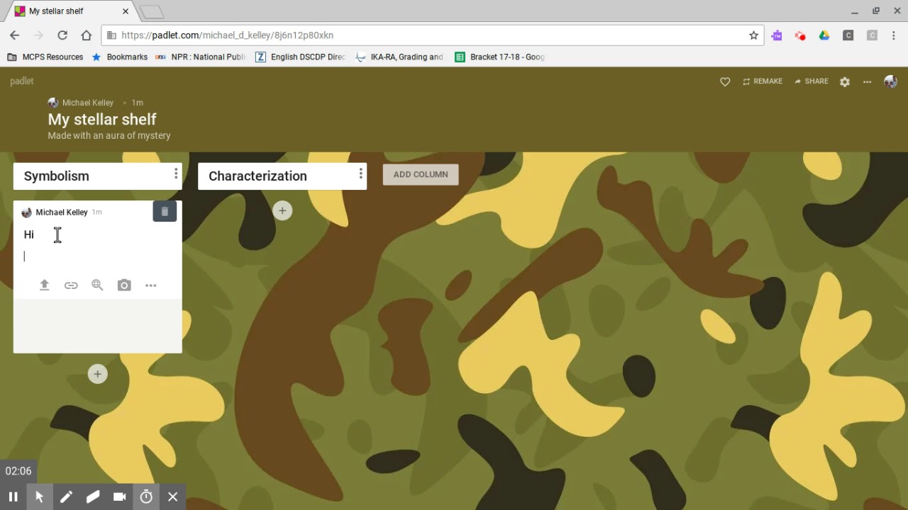 Padlet Discussion Board Batmandoctors
