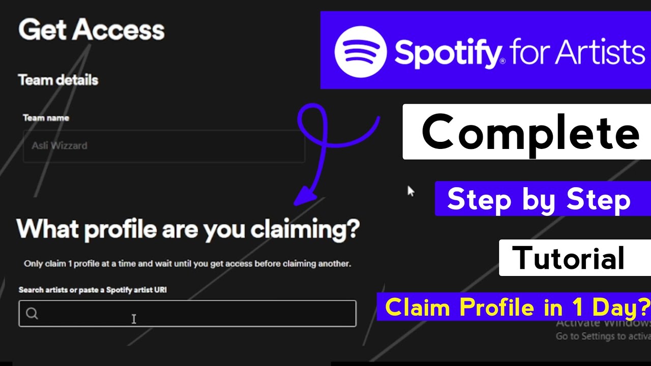 How To Claim Spotify Artist Profile In 2 Easy Steps Youtube