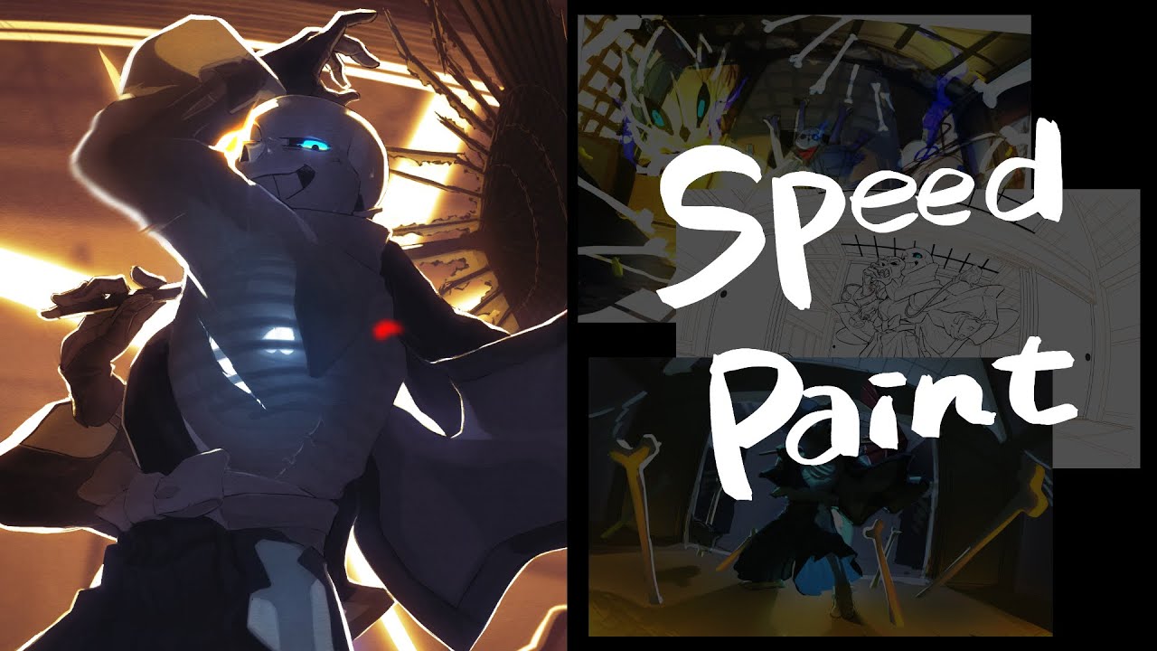 Speed Paint 和風 Undertale Sans Youtube