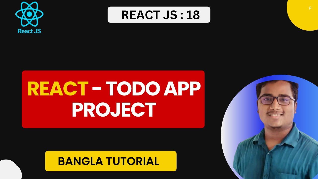 React Todo Project Bangla Tutorial React Todo App React Project